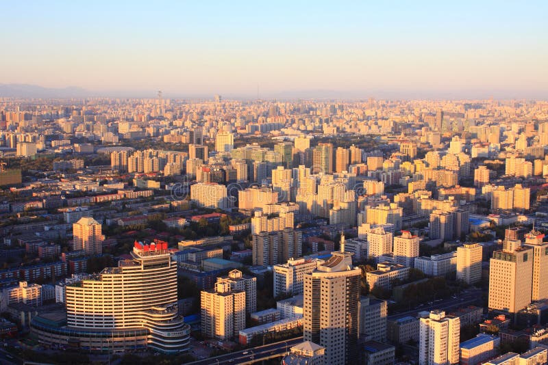 Beijing urban landscape stock photo. Image of environment - 35768398