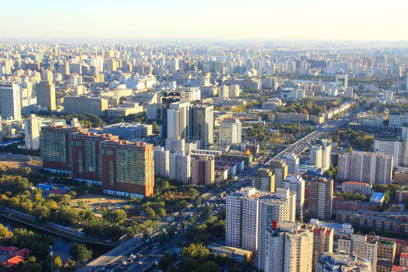 Beijing urban landscape stock image. Image of bubble - 35938127