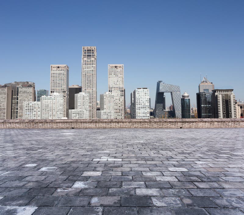 Beijing urban landscape stock photo. Image of building - 47994284