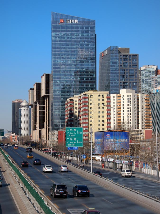 Beijing Urban Skyline,China Editorial Stock Image - Image of real ...