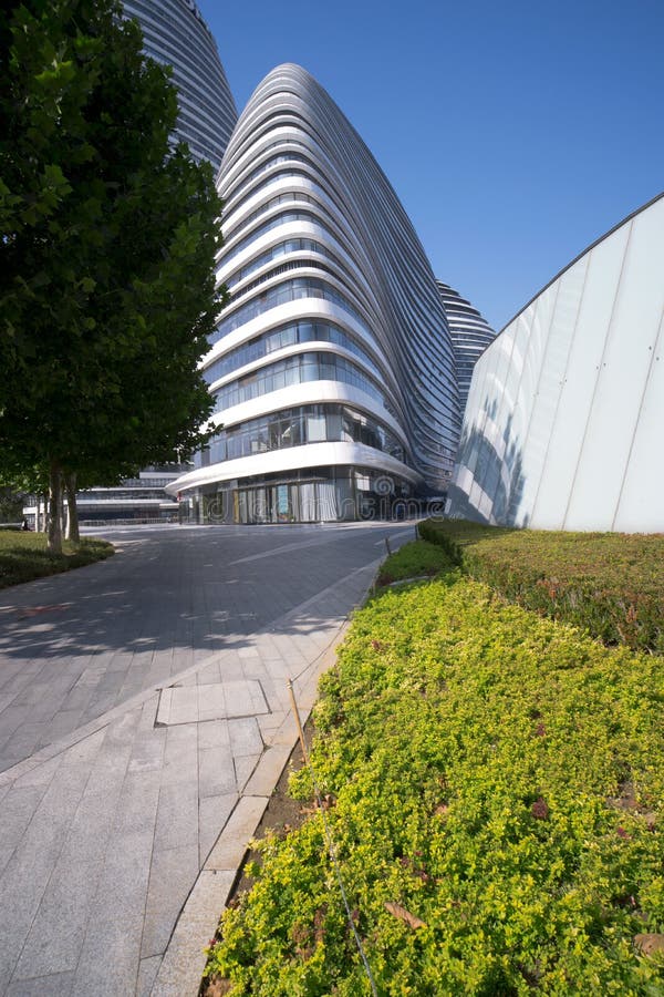Beijing Wangjing SOHO Building in Beijing Stock Photo - Image of soho ...
