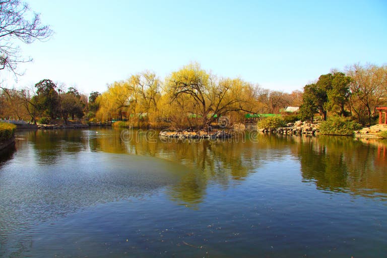 Beijing spring scenery stock image. Image of landmark - 36517019