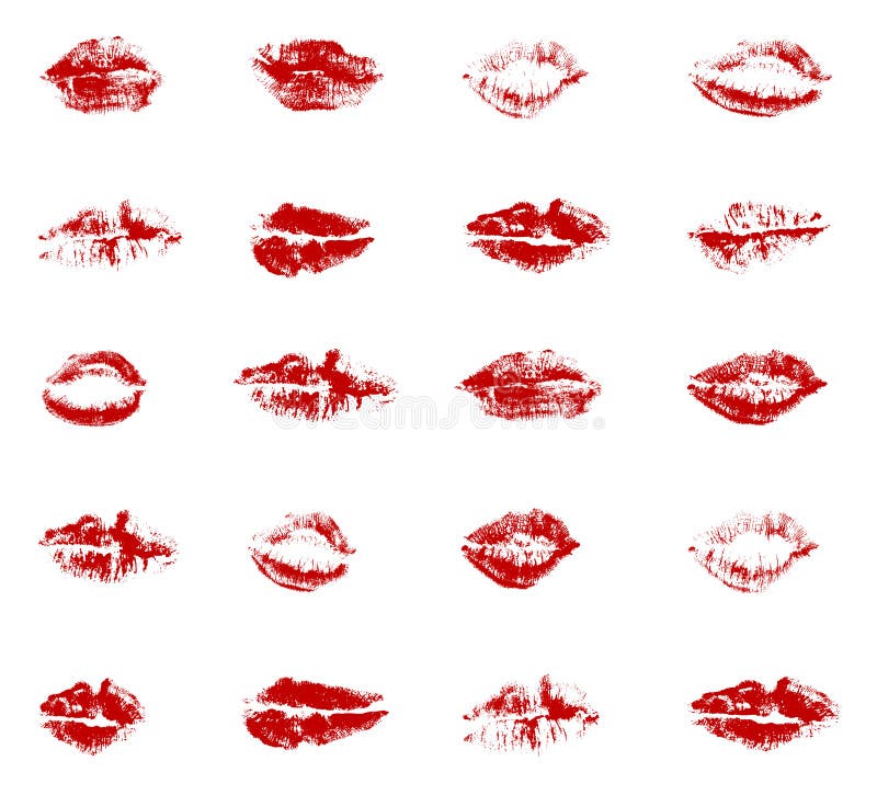 Beijos ilustração do vetor. Ilustração de digital, boca - 2821222