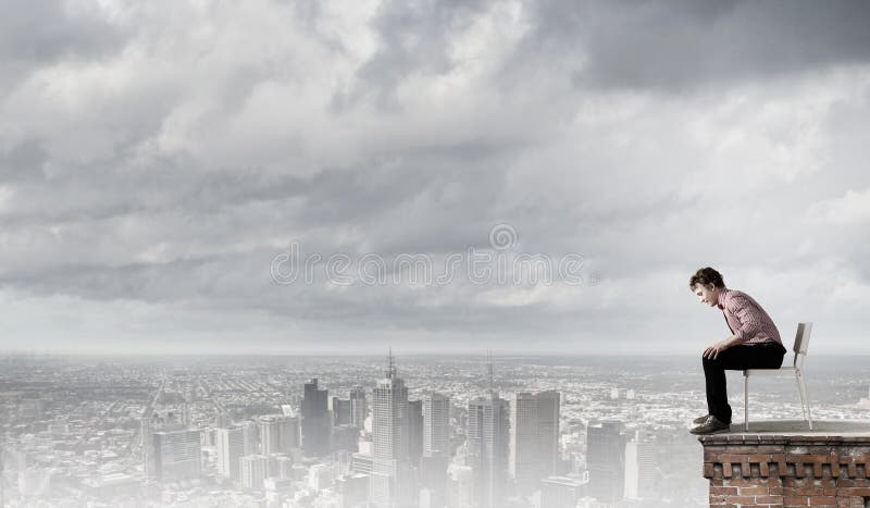Being in despair stock photo. Image of handsome, alone - 56168502