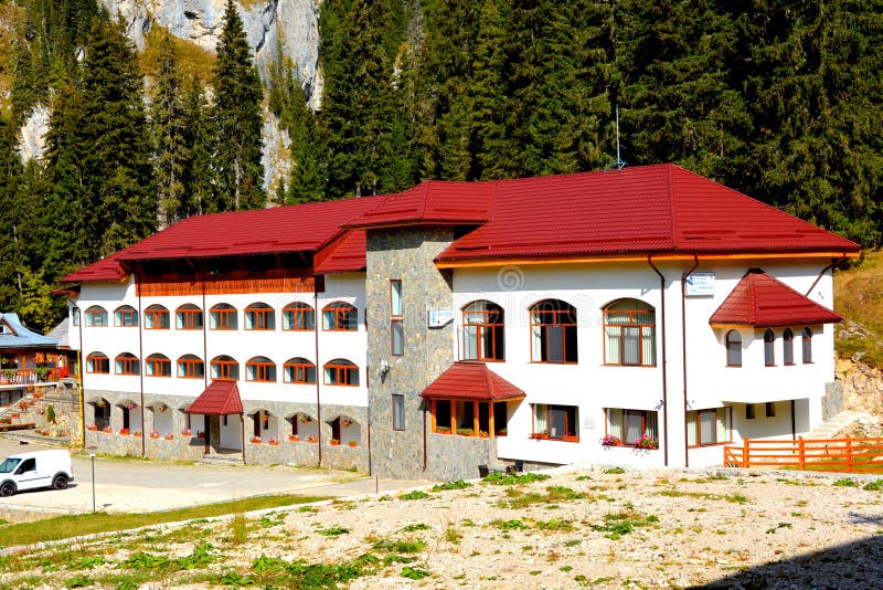 Monastery Pestera in Bucegi Massif, in Carpathian Bend Mountains ...