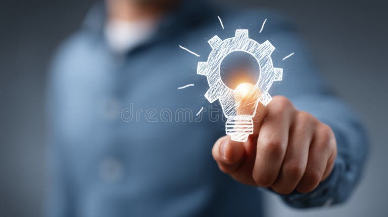 Being Innovative Involves Thinking of Creative Ideas for Business Stock ...