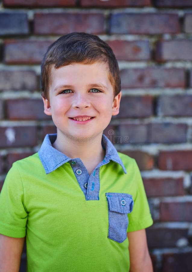 Being a Kid is the Absolute Best. Portrait of an Adorable Young Boy ...