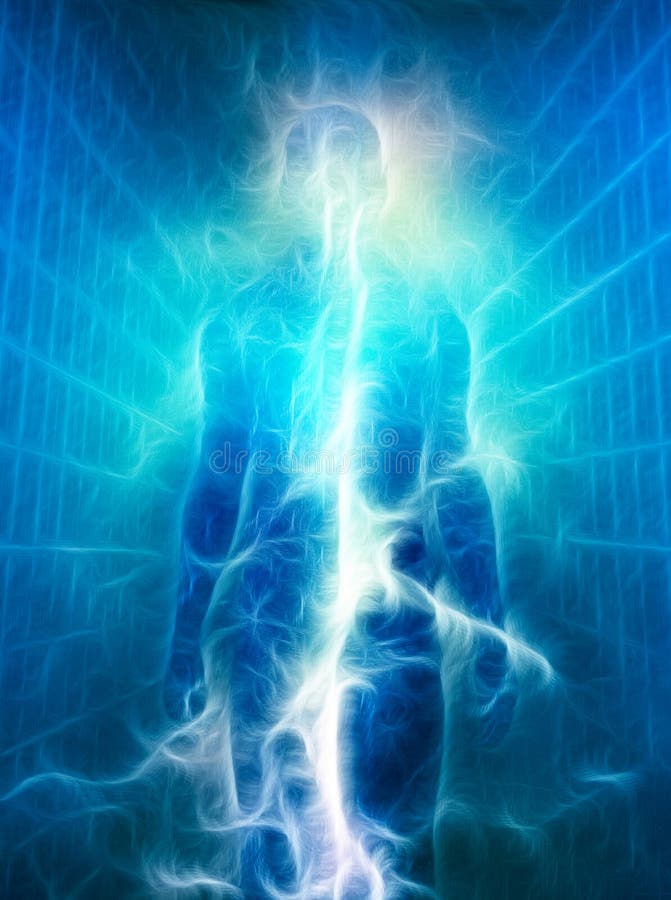 Light Being stock illustration. Illustration of spiritual - 56588659