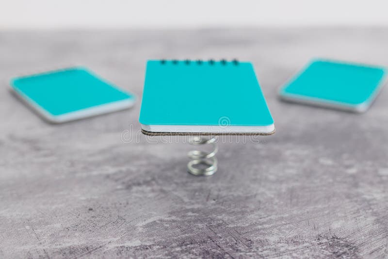 Being Proactive Concept, Group of Memo Pads with One of Them Popping Up ...