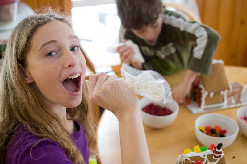 Being silly stock photo. Image of houses, christmas, activity - 28422202