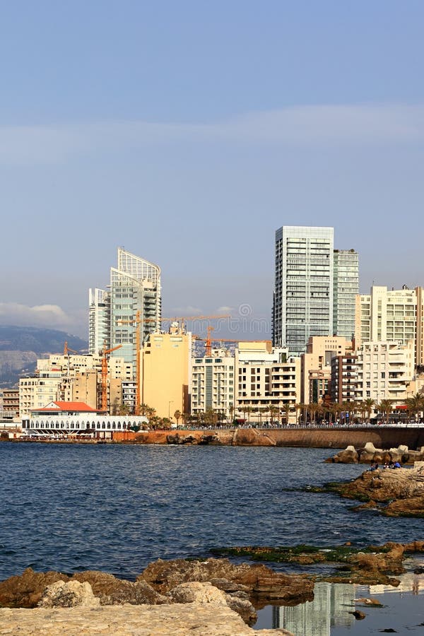 Beiroet, Libanon stock foto. Image of ligplaats, stad - 24633016