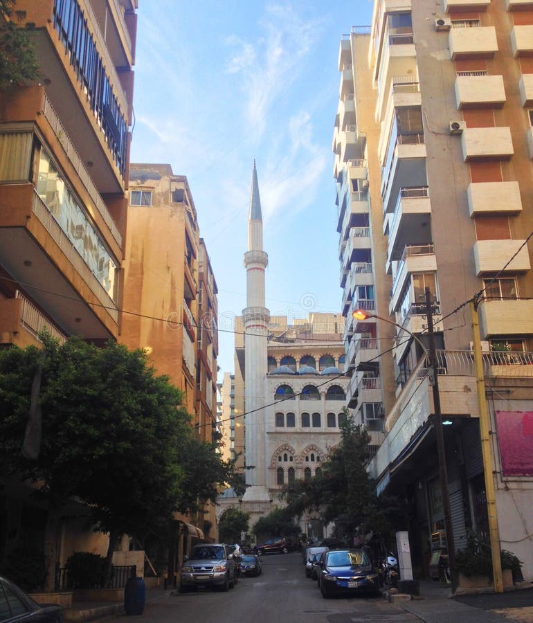 Beiroet Van De Binnenstad, Libanon Redactionele Fotografie - Image of ...