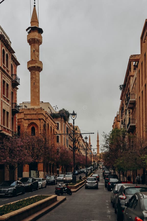 Old Authentic Streets and Buildings in Beirut Editorial Photography ...