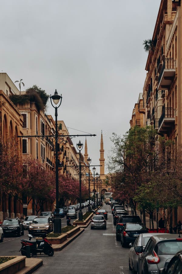 Old Authentic Streets and Buildings in Beirut Editorial Image - Image ...