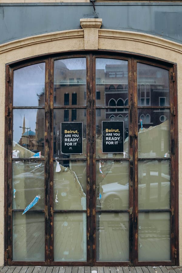Protest Posters on the Streets of Beirut Editorial Photo - Image of ...