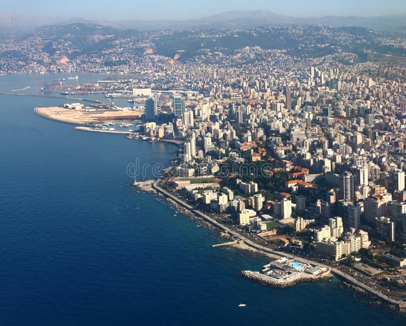 Beirut, Libano immagine stock. Immagine di capitale, cityscape - 12200149