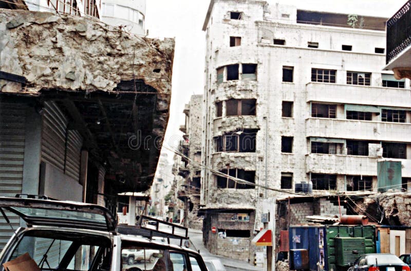 Beirut west editorial photography. Image of army, green - 100051752