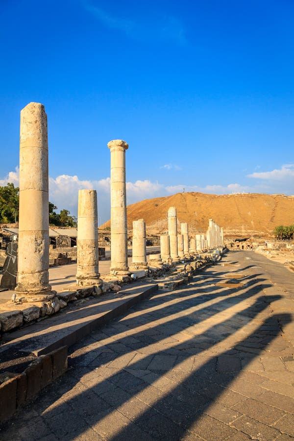 Beit she an stock image. Image of sunny, civilization - 37252709