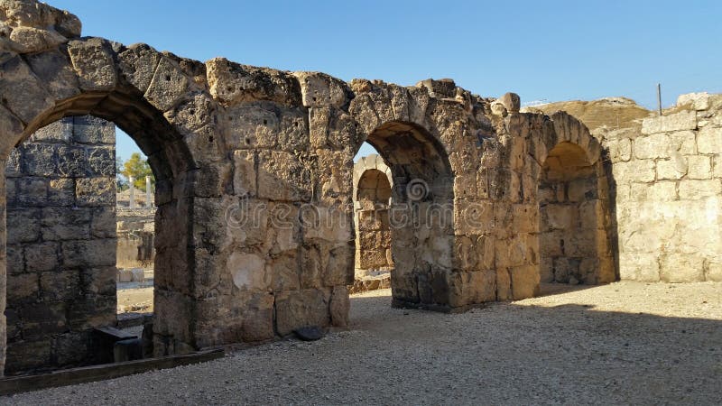 Beit Shean stock afbeelding. Image of toerisme, israël - 82997843