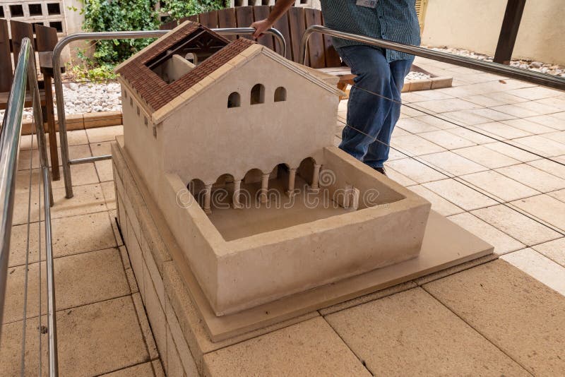 A Model of the Destroyed Synagogue is Located in the Courtyard of the ...