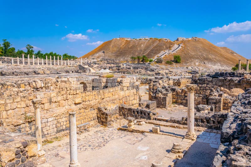 Beit Shean editorial photography. Image of biblical, touristic - 28759282