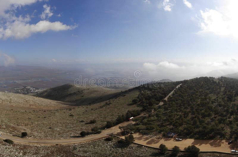 Beit Shean valley stock photo. Image of mountain, historical - 134127564