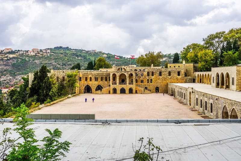 Beiteddine Palace View 02 stock photo. Image of cloud - 135638158