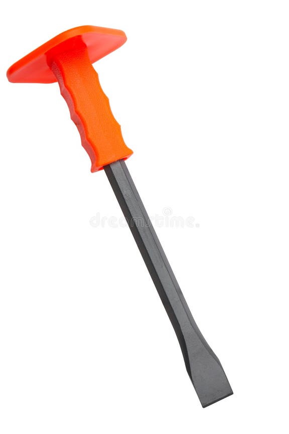Beitel met plastic handvat stock afbeelding. Image of houtbewerking ...