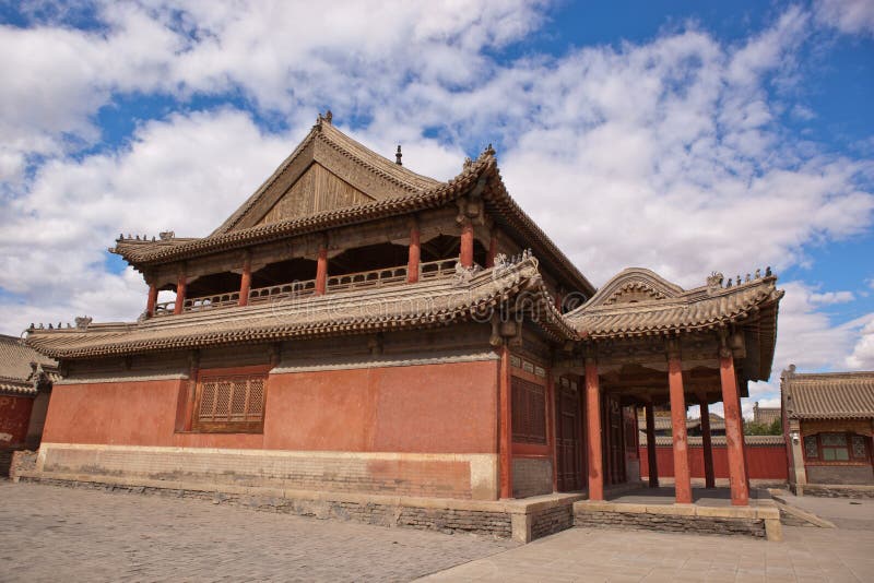Beizi Temple stock photo. Image of clouds, architectural - 21267442