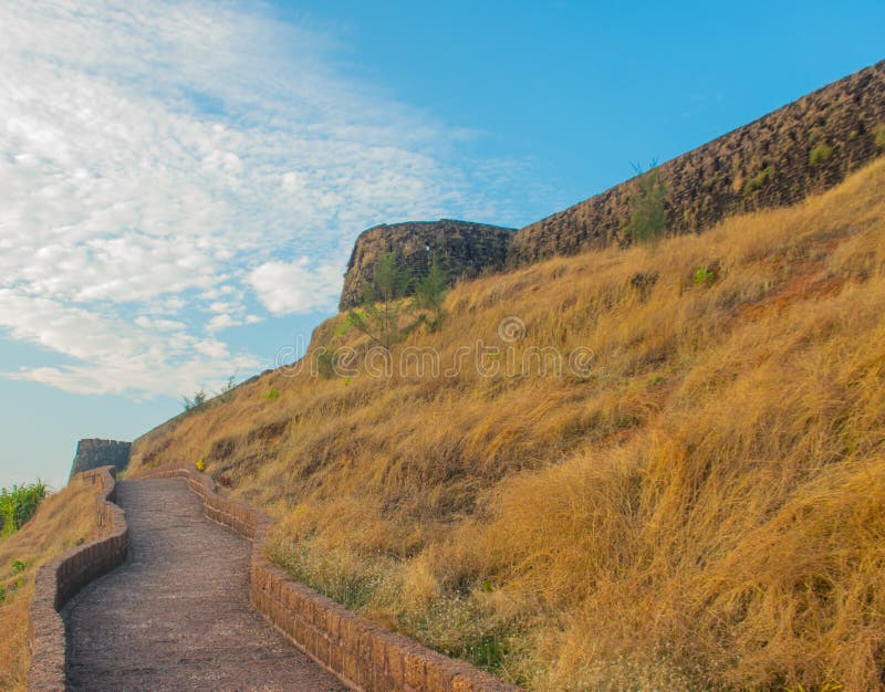 Bekal Fort Evening Golden Hour View Stock Photo - Image of beauty ...