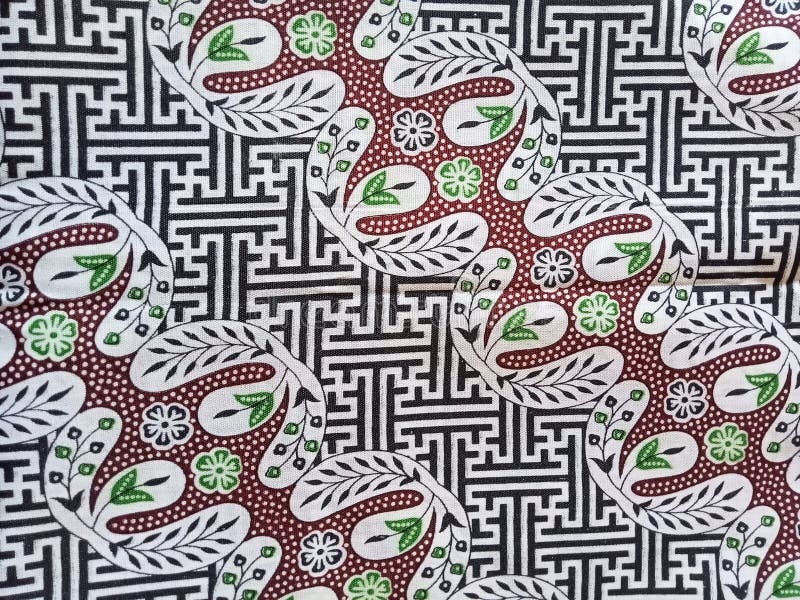 Bekasi, Indonesia, October 2022, Batik Cap Cloth, an Art on Beautiful ...