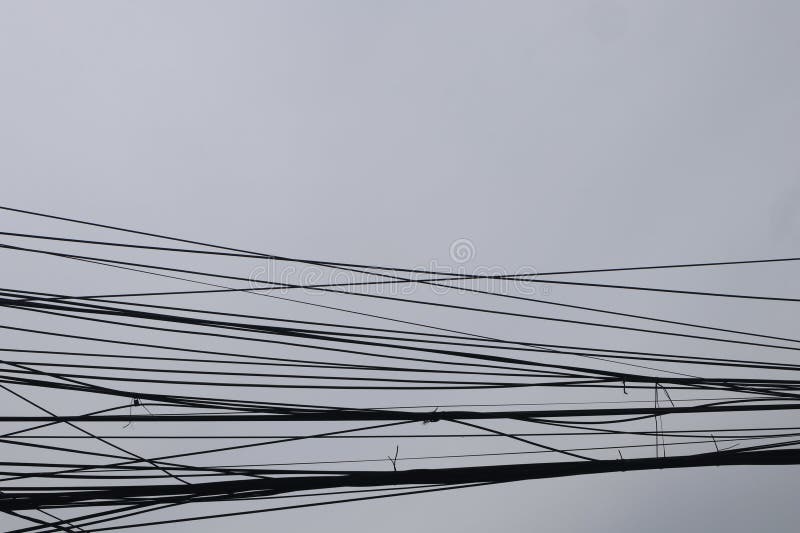 Electrical Cables are Messy and Untidy Editorial Photo - Image of ...