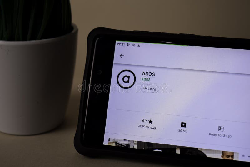 ASOS Dev Application on Smartphone Screen. ASOS is a Freeware Web ...