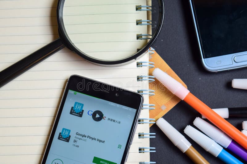 Google Pinyin Input App on Smartphone Screen. Editorial Photo - Image ...