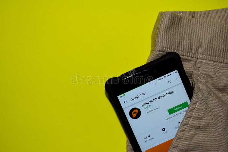 JetAudio HD Music Player Dev Application on Smartphone Screen Editorial ...