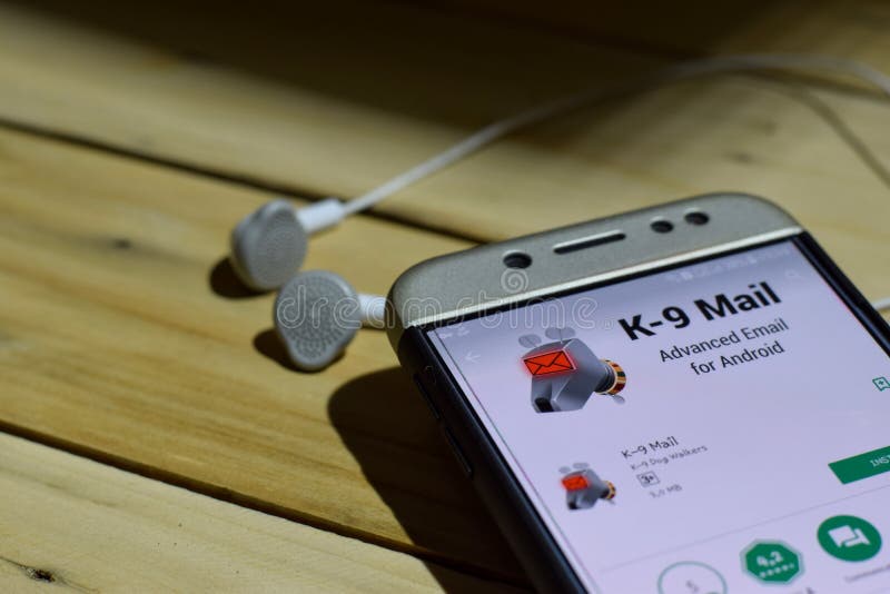 K-9 Mail Dev Application on Smartphone Screen. Editorial Photo - Image ...