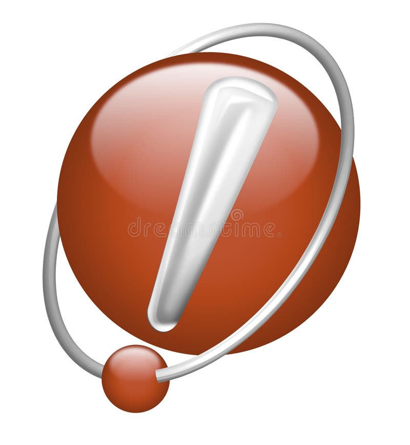 Belangrijke Het Tekenaandacht Van De Uitroep Stock Illustratie ...