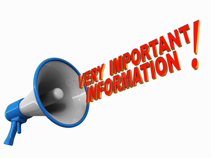 Belangrijke informatie stock illustratie. Illustratie bestaande uit ...