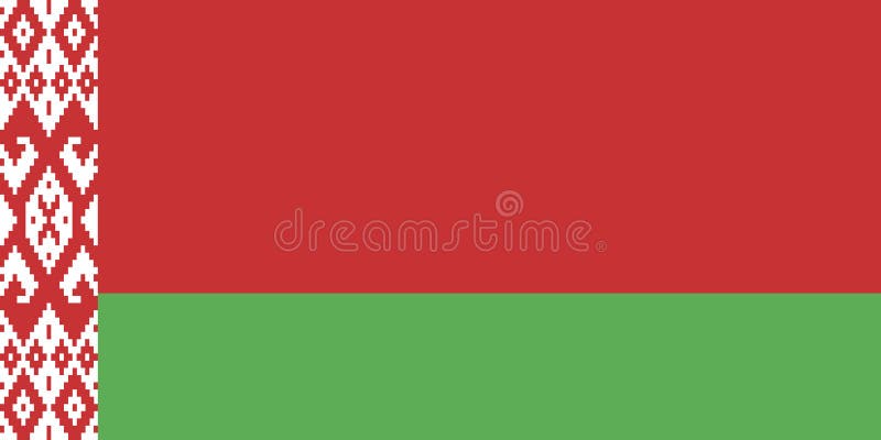 Belarus flag stock vector. Illustration of graphic, flags - 129033122