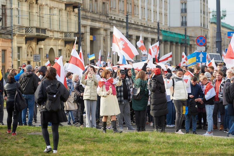 Belarus Freedom Day editorial photo. Image of parade - 244169411