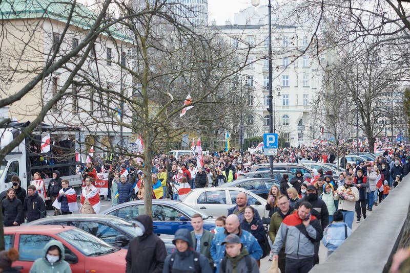 Belarus Freedom Day editorial image. Image of urban - 244169840