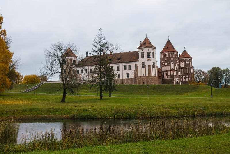 Belarus, Grodno Region, 23, October, 2015: Mir Castle Editorial Image ... Belarus, Grodno Region, 23, October, 2015: Mir Castle Editorial Image ...