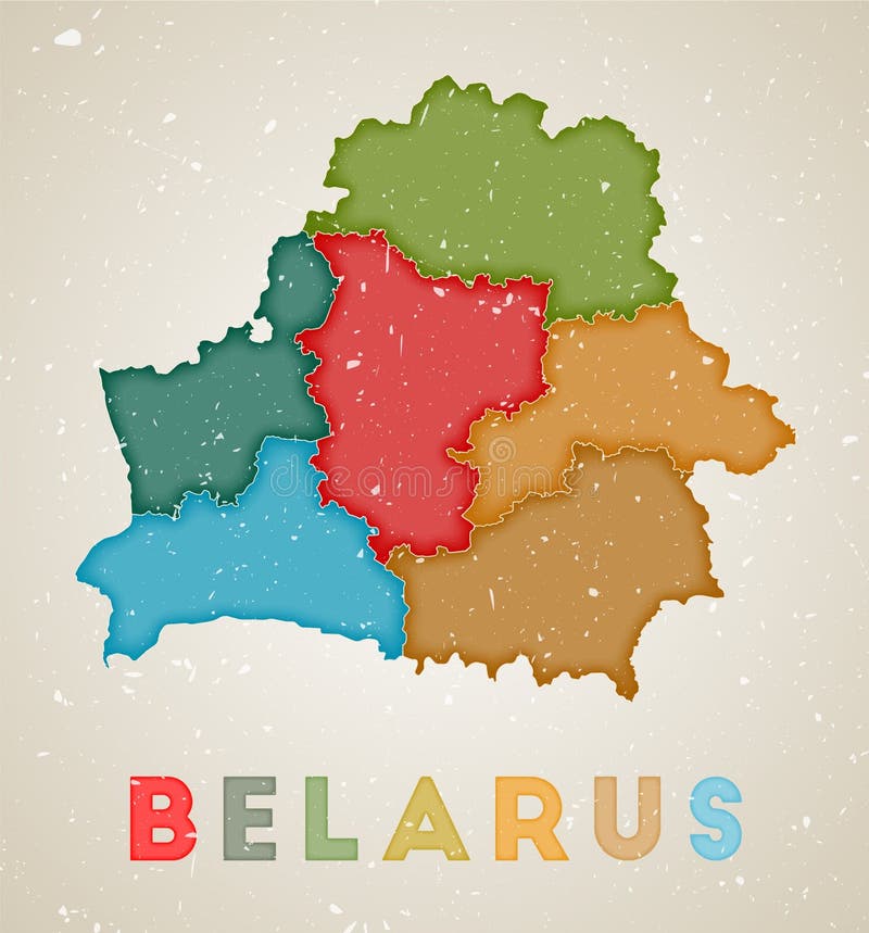 Belarus map. stock vector. Illustration of bela, graphic - 203509943