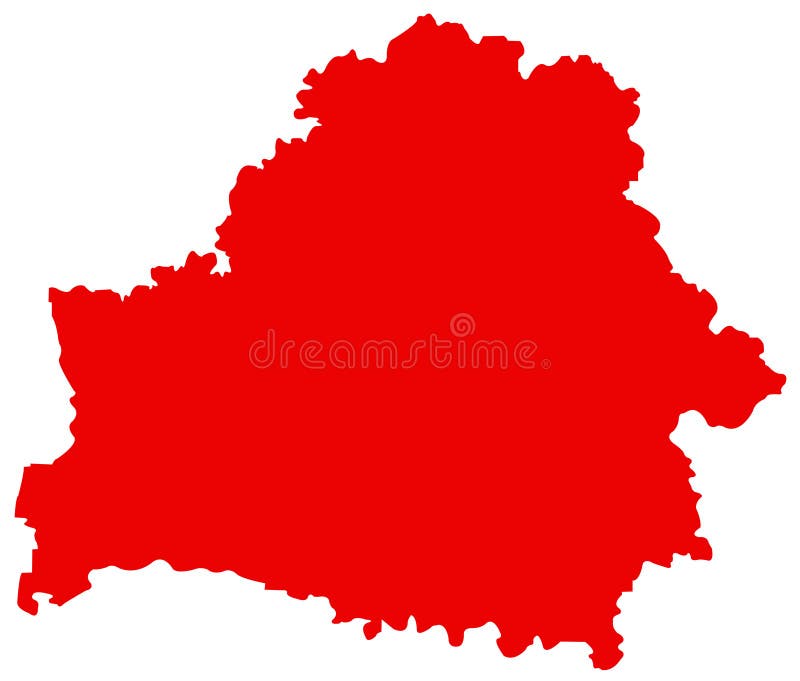 Belarus Map - Republic of Belarus Stock Vector - Illustration of minsk ...