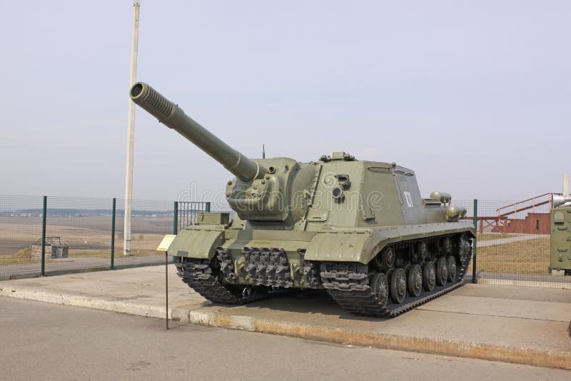 Belarus. Minsk. Soviet Soviet Anti Tank Self-propelled Unit SU-152 in ...