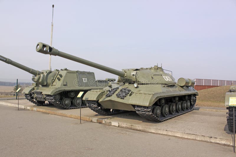 Belarus. Minsk. Soviet Tank is-2 in the Museum Stalin Line. Editorial ...
