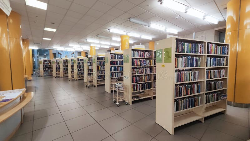 Belarus National Library, Bookshelves Editorial Photography - Image of ...