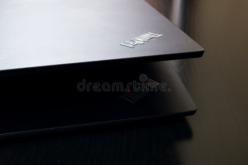 Thinkpad laptop computer editorial stock photo. Image of black - 124658223