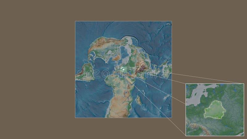 Belarus physical map stock vector. Illustration of travel - 137864647