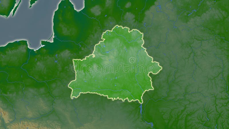 Belarus Physical Map Stock Illustrations – 255 Belarus Physical Map ...